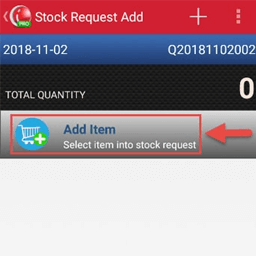 Guide Stock Request from Store to Head Office