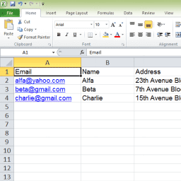Import Customer Master Data from CSV File